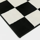 Mainstays 36"x56" Black and White Check Indoor Area Rug - Walmart.com