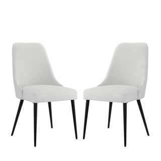 Dining Chairs, Modern Minimalist Fireproof Leather Upholstered Dining ...