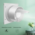Wall Exhaust Fan Adjustable Duct Fan Low Noise Ventilation Fan Wall ...