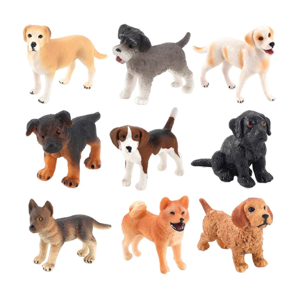9 piezas lindos modelos de perros juguetes educativos biología ciencia ...