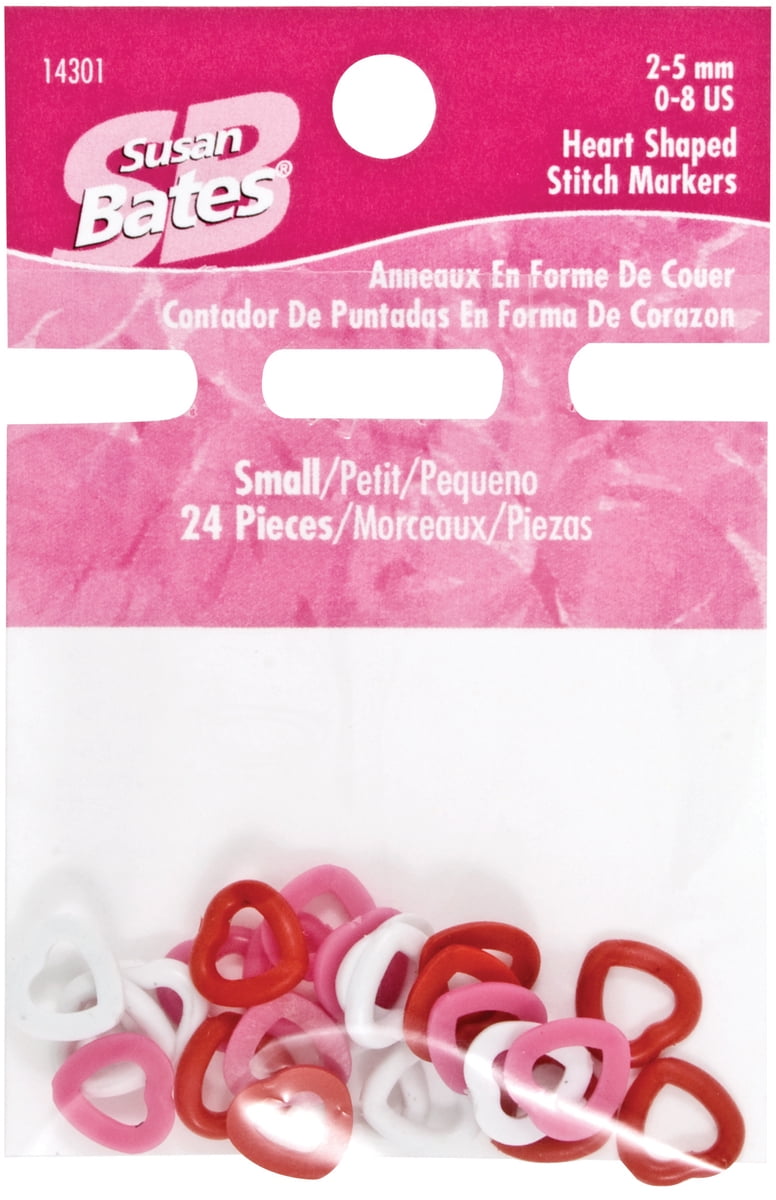 Heart Shaped Stitch Markers-Sizes 0 To 8 24/Pkg | Walmart Canada