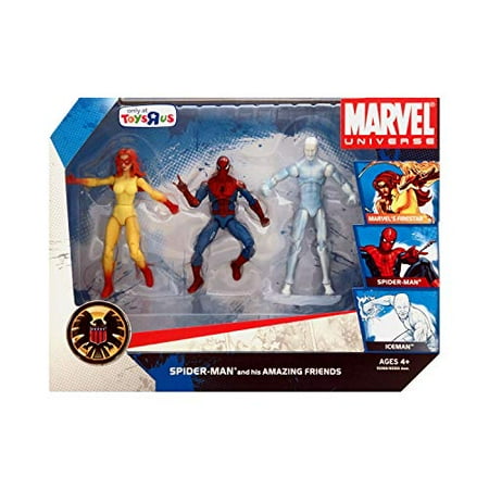 Marvel Universe 3 3/4" Exclusive Action Figure 3-Pack Spider-Man and ...