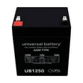 Universal Battery UB1250 12V 5Ah UPS Power Charge DC - Walmart.com