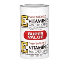 Fruit of the Earth Vitamin E Skin Care Cream 4 Oz, 2 pack - Walmart.com