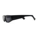 Elegantly Minimal Triangular Lens Narrow Rectangle Plastic Sunglasses ...