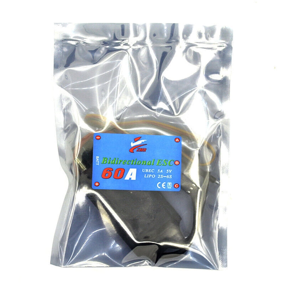 Bidirectional Brushless ESC Electronic Speed Controller for RC Ship ...