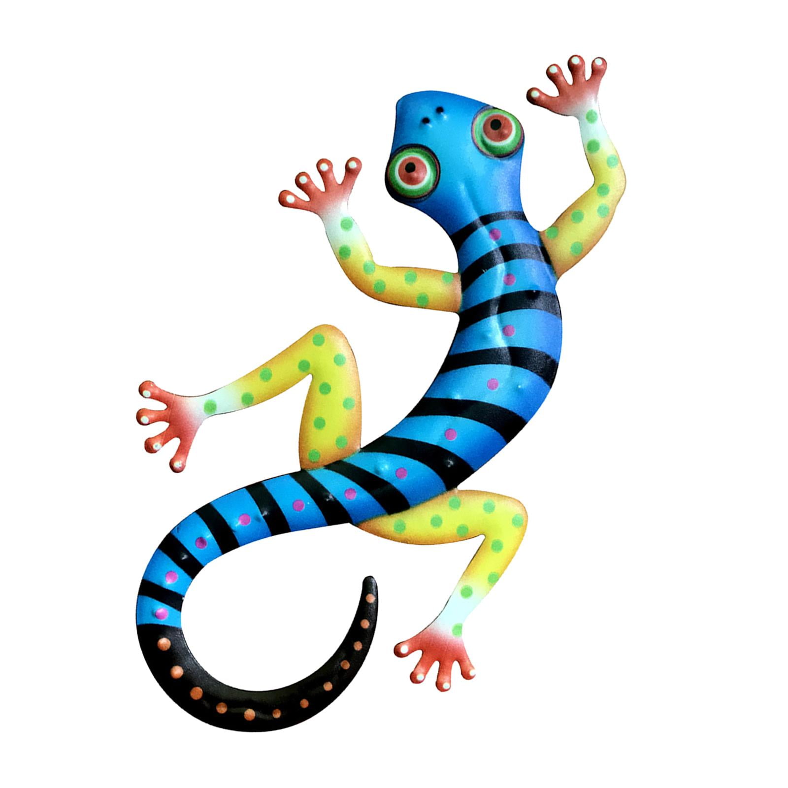 Metal Gecko Sculpture Figurine Wall Art, Figure for Wall Display, for ...