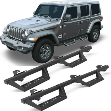 Ledkingdomus Running Boards for 2018-2024 Jeep Wrangler JL & Unlimited ...