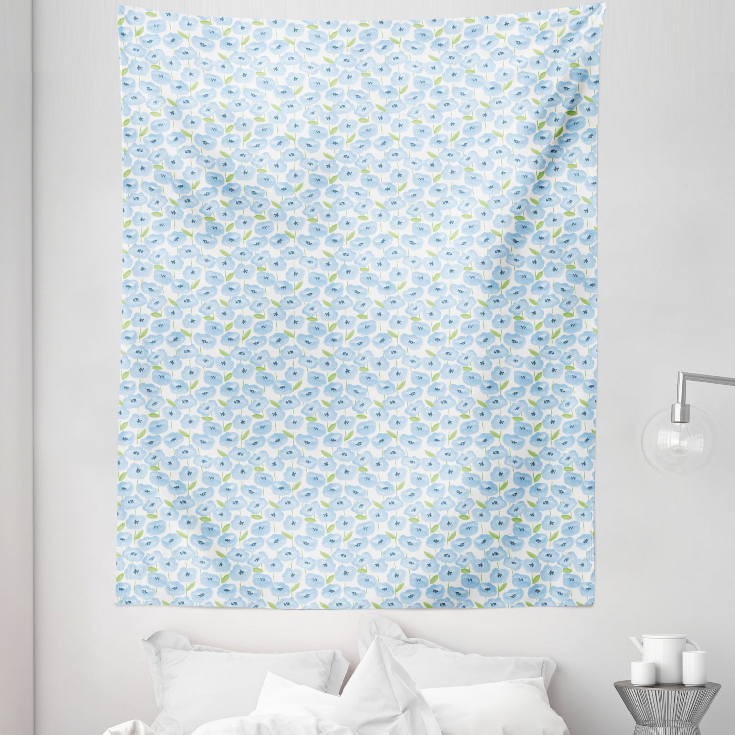 Flower Tapestry, Opium Poppy Field Botanical Essence Spring Vibe ...