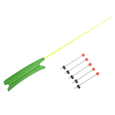 Goture Twin-Tip Ice Fishing Rod, High Visibility Ultralight Ice Fishing ...