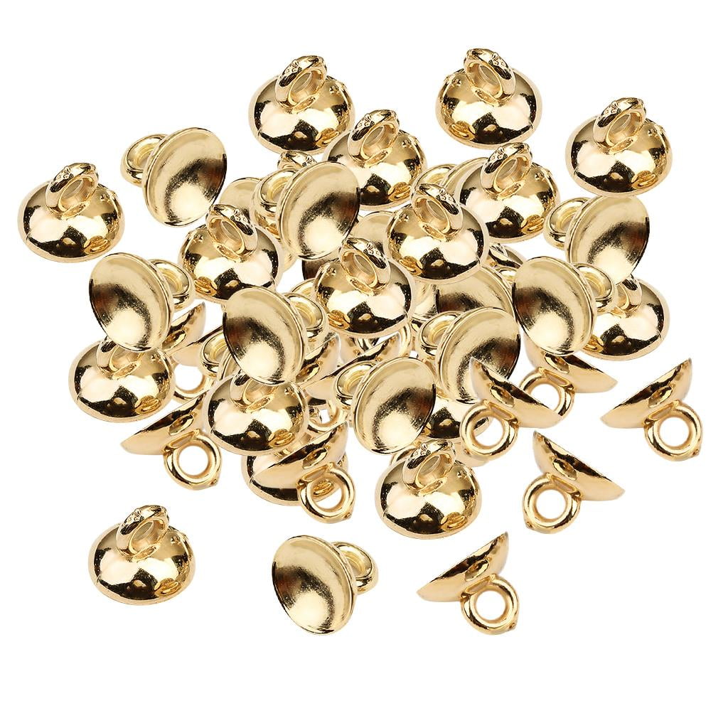 Click here for Tnarru 200 Pieces Gold Half Round End Cap Craft Be... prices