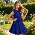 Baby Girl Dresses Fly Sleeve Ruffles Dance Party Girls Hawaiian Dress ...