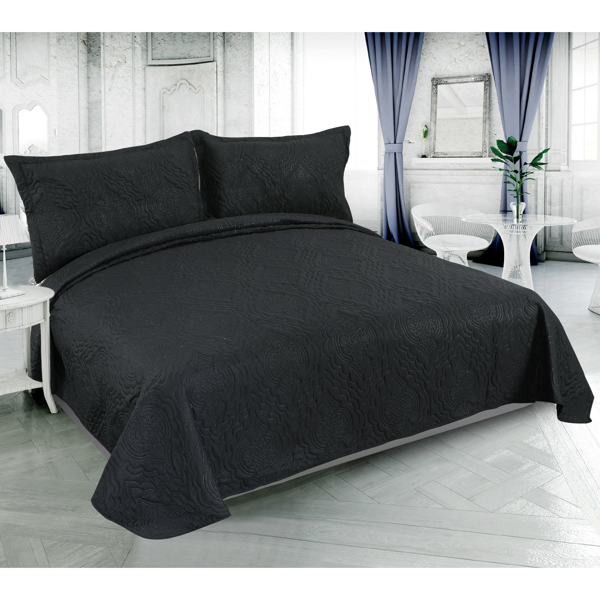 Click here for Marina Decoration Solid Embossed Pinsonic Coverlet... prices