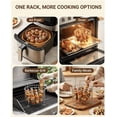 2026 Stainless Steel Air Fryer Skewer Rack,New Stainless Steel Hanging ...