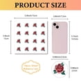 8 Sheets Plastic Waterproof Self-Adhesive Picture Stickers Round Dot ...