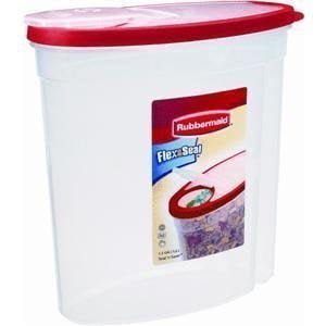 Rubbermaid 1777194 Flex & Seal Food Canister 1.1Gallon Red> - Walmart.com
