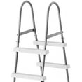"Intex Steel Frame Above Ground Pool Ladder with Steps Platform for 42 ...