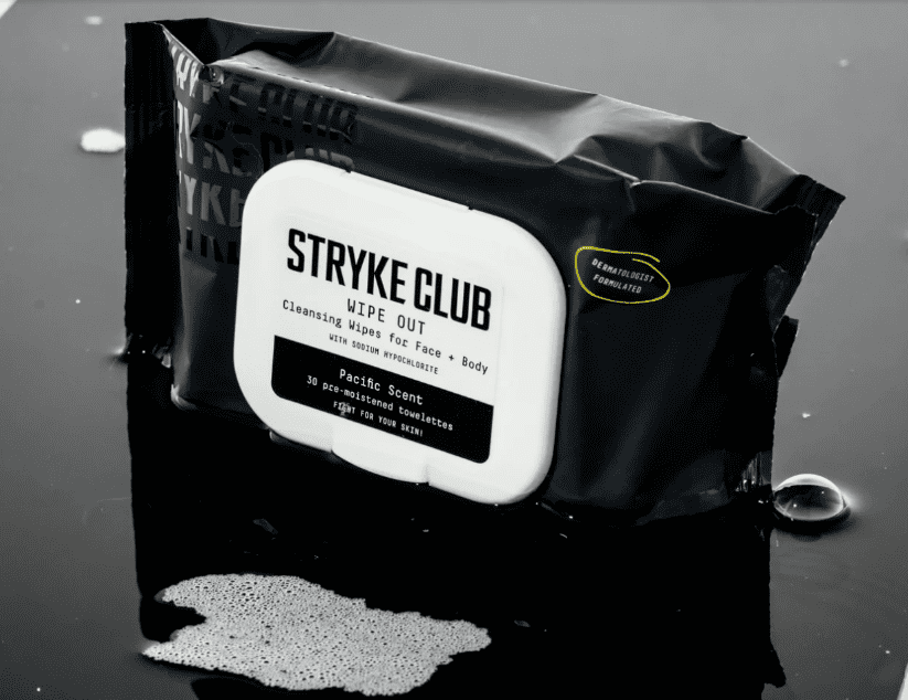 Stryke Club Wipe Out, Boys Acne Cleansing Wipes - Pacific Scent (30 ...