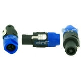 10 Pack 4 Pin 4 Pole Speaker Conductor Male Audio Plug Speakon ...