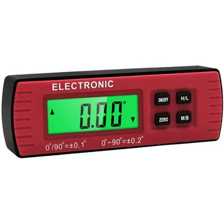 Digital Inclinometer, IP54 Electronic Protractor Level Box Protractor ...