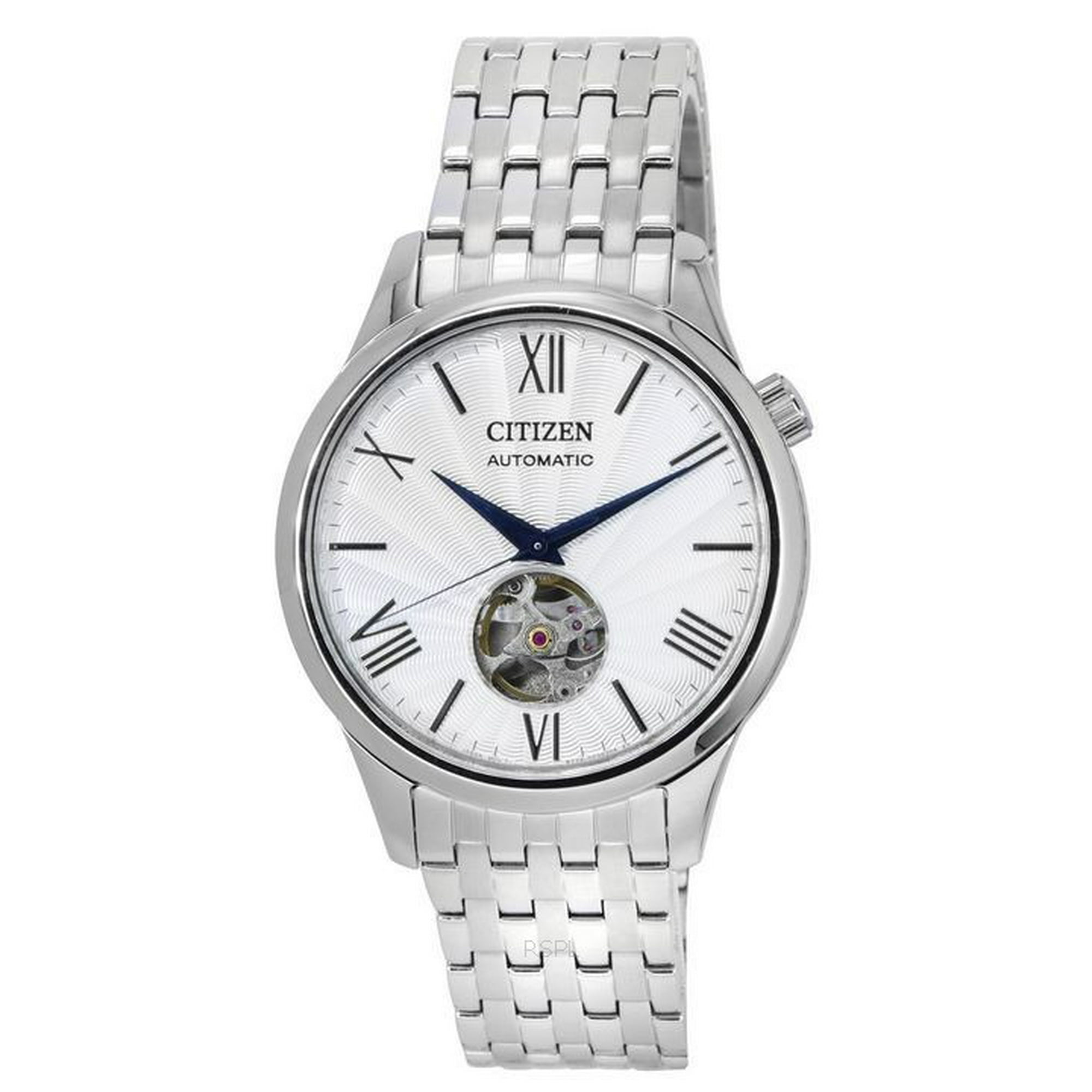 Click here for Citizen Stainless Steel Open Heart Silver Dial Aut... prices