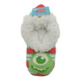 Monsters Inc Womens 3d Cable Knit Chenille Slipper Socks 1 Pack
