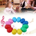Gecheer 12 Pieces Egg Shakers Musical Instruments Percussion Egg for ...