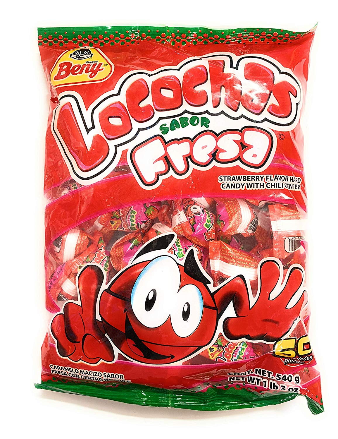 Beny Locochas Fresa Flavor 60 Pcs. - Walmart.com