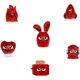 Hanazuki Treasure 6-Pack Red/Feisty (Collection 1) - Walmart.com