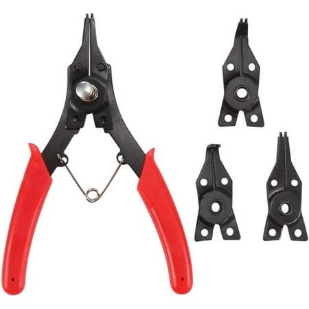 YERDGARY 1set Circlips Set 4 in 1 Multi-Function Crimping Pliers Tool ...