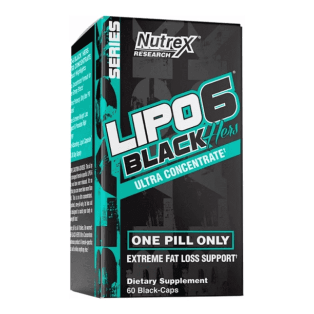 Nutrex Lipo 6 Black Hers Ultra Concentrado (60 Caps) | Walmart en línea