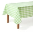 Mainstays Green Plaid PEVA Tablecloth, Spring & Summer, 60"W x 84"L ...