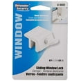 Sliding Window Lock, 1/4 in., Extruded Aluminum, White Painted Finish ...