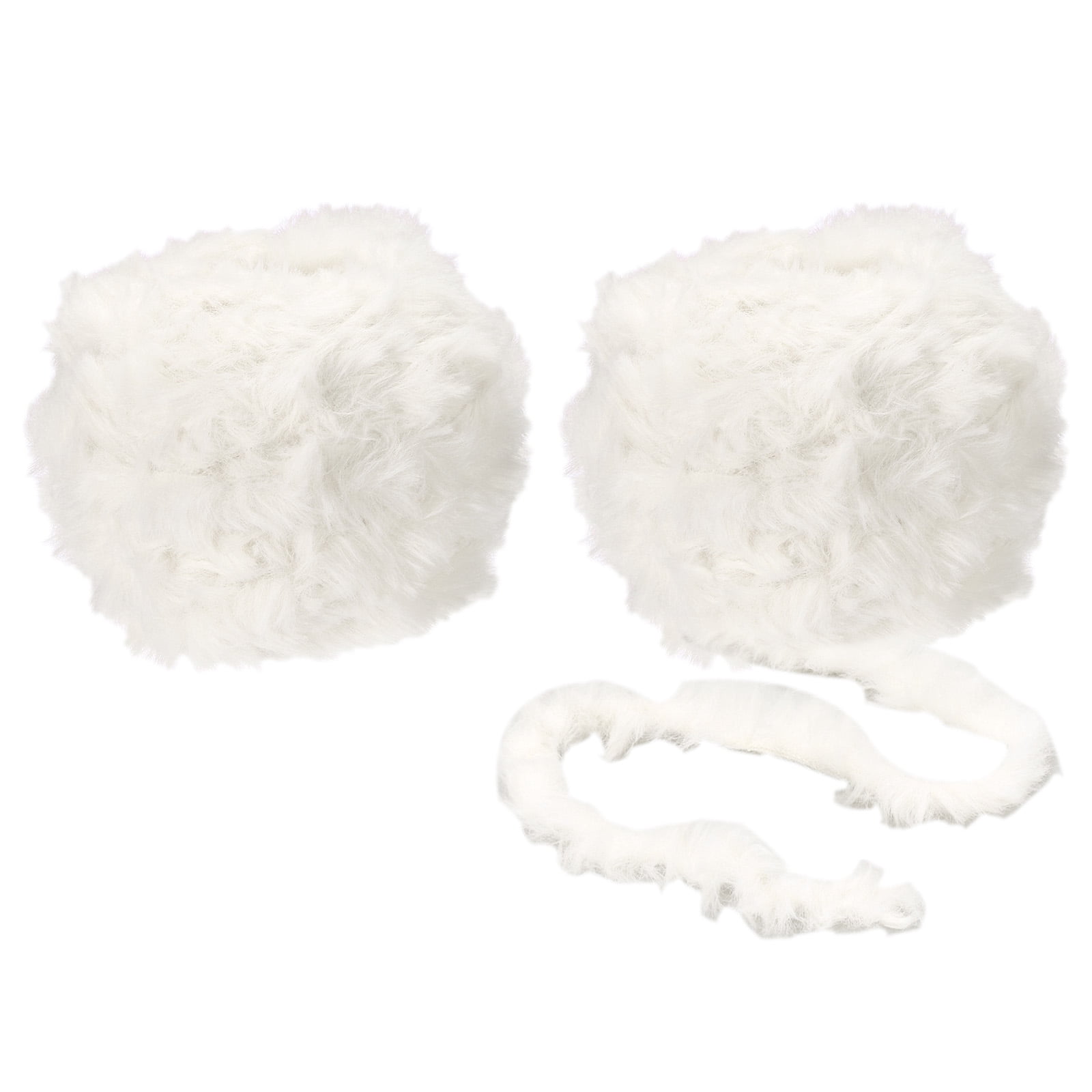 Click here for Uxcell 35yds Faux Fur Yarn 2 Skeins Fuzzy Yarn Cro... prices