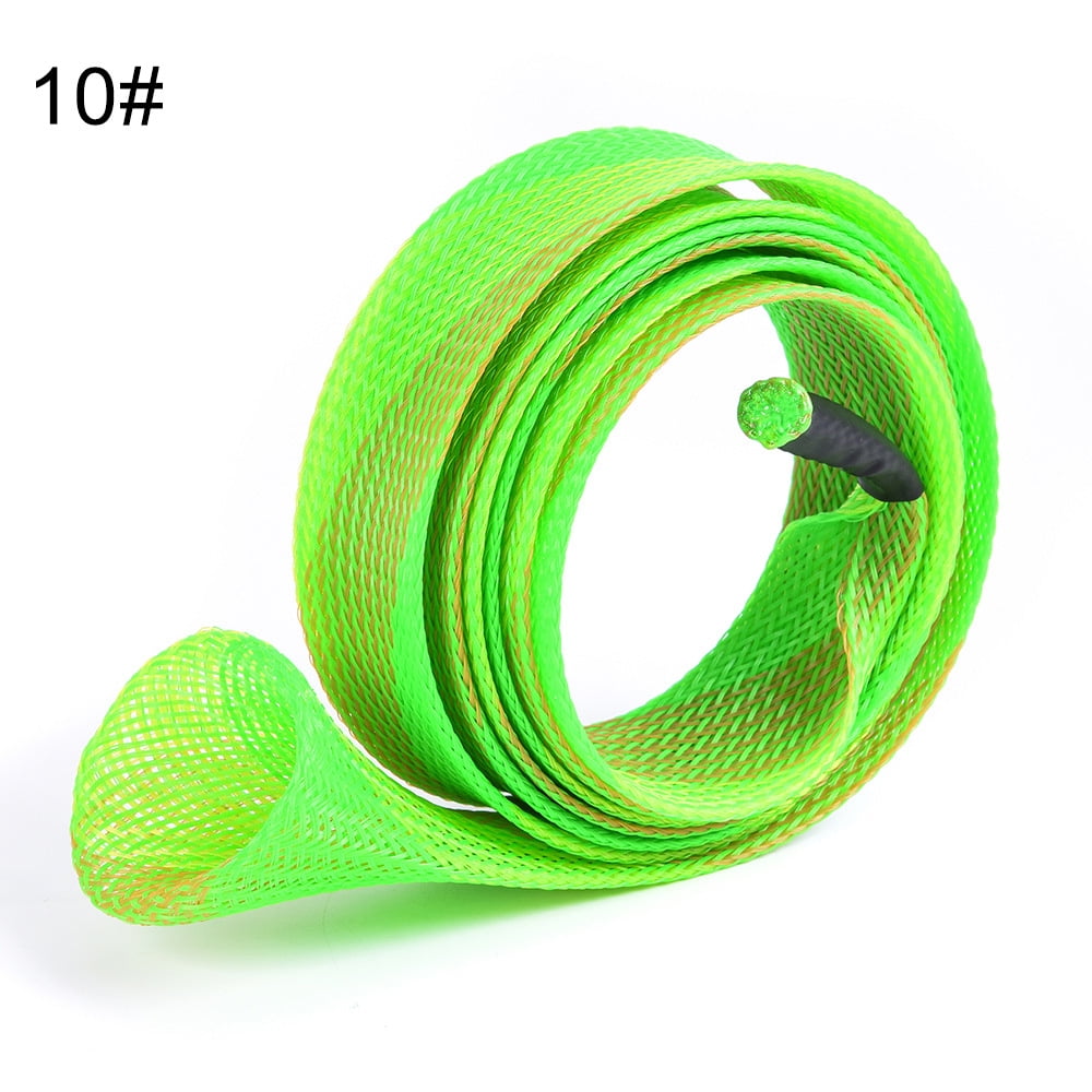 Fishing Rod Sleeve/Rod Socks/ 67in Fishing Rod Covers, Braided Mesh Rod ...