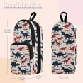 ALAZA Cartoon Dinosaur-d3 Pencil Case Pen Pouch Stationery Organizer ...