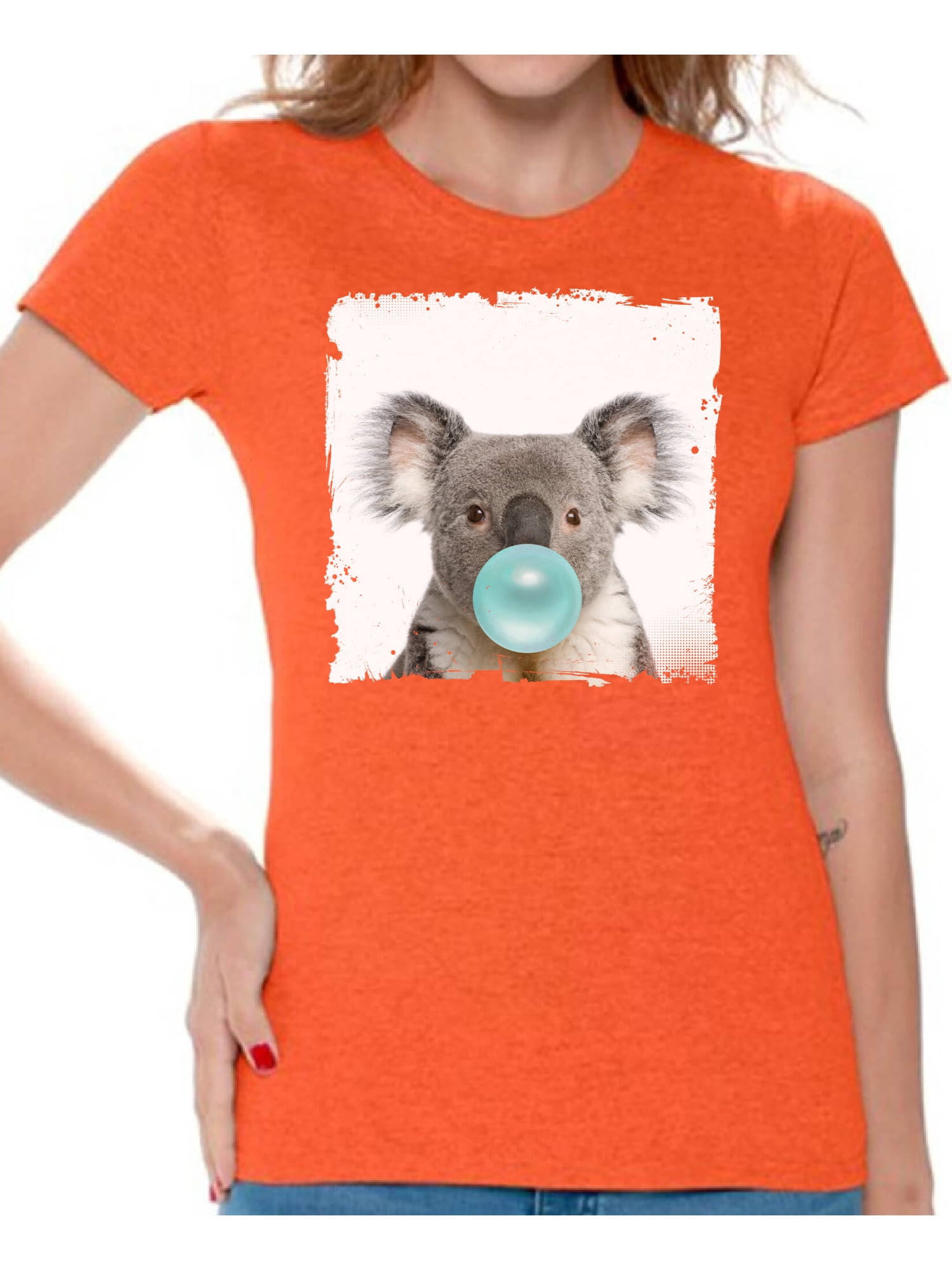Awkward Styles Koala Chewing Blue Gum T Shirt Funny Koala Clothes T ...
