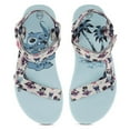 Disney Women's Lilo and Stitch Sandals, Double Strap Slip-on Backstrap ...