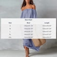 Ahabrexf Long Sleeve Dress Off-Shoulder Solid A-Line Casual for Party ...