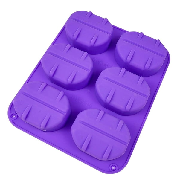 mmirethe 6 Cavities Coffee Bean Soap Mold Aromatherapy Wax Plaster ...