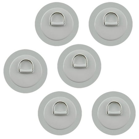 Sailomarn 6 Pieces D Rings Patch for PVC Inflatable Boat Canoe Raft ...