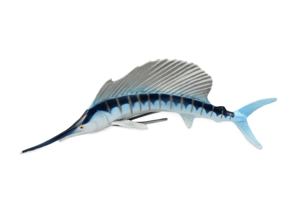 Fish, Sailfish, Billfish, Museum Quality, Hand Painted, Rubber Fish ...