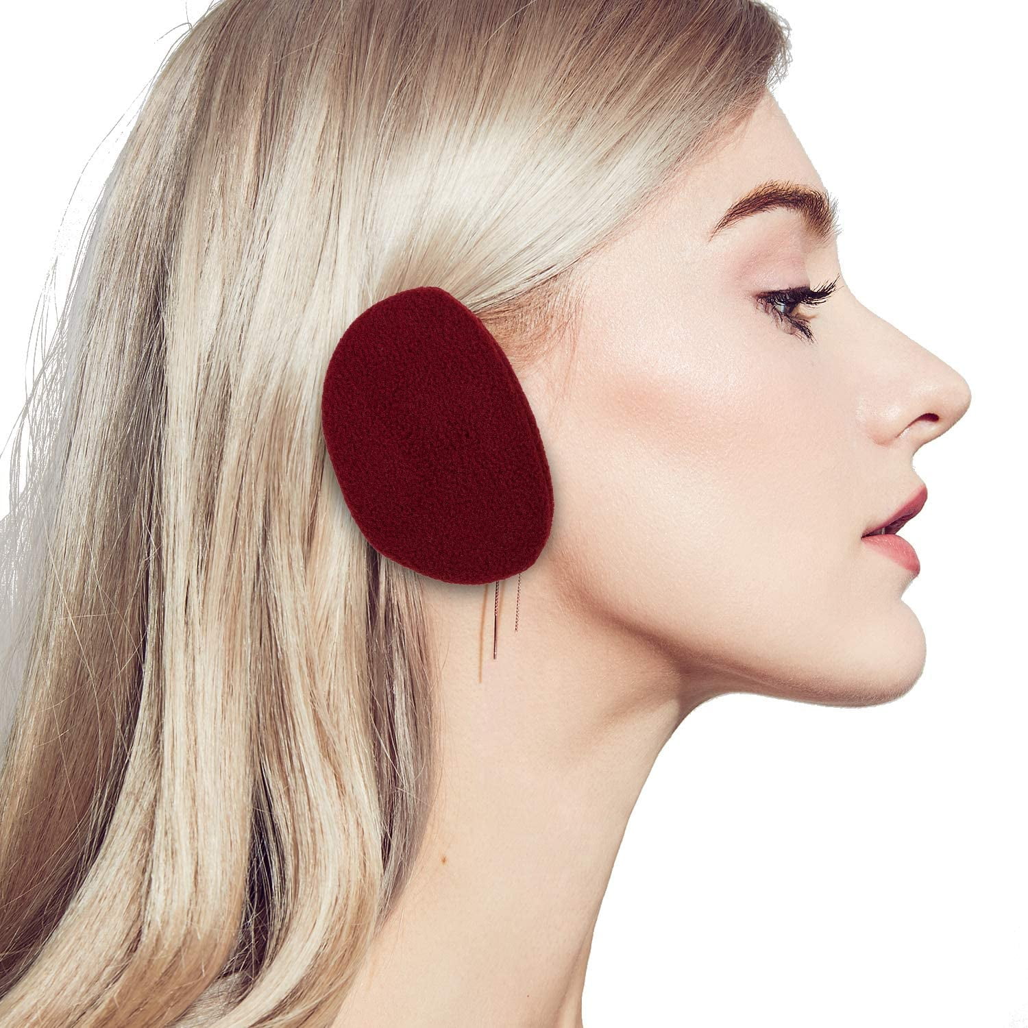 Whaline Bandless Ear Warmers Fleece Ear Muffs Soft Ear Covers Unisex ...