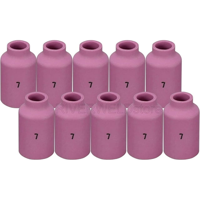 RIVERWELD TIG Gas Lens Ceramic Cup 54N15 (#7, D11.0 * 42mm) for TIG ...