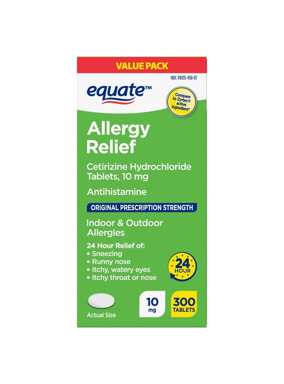 Equate Zyrtec in Allergy Medicine - Walmart.com