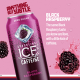 Sparkling Ice® +Caffeine Naturally Flavored Sparkling Water, Black Raspberry 16 Fl Oz - Walmart.com
