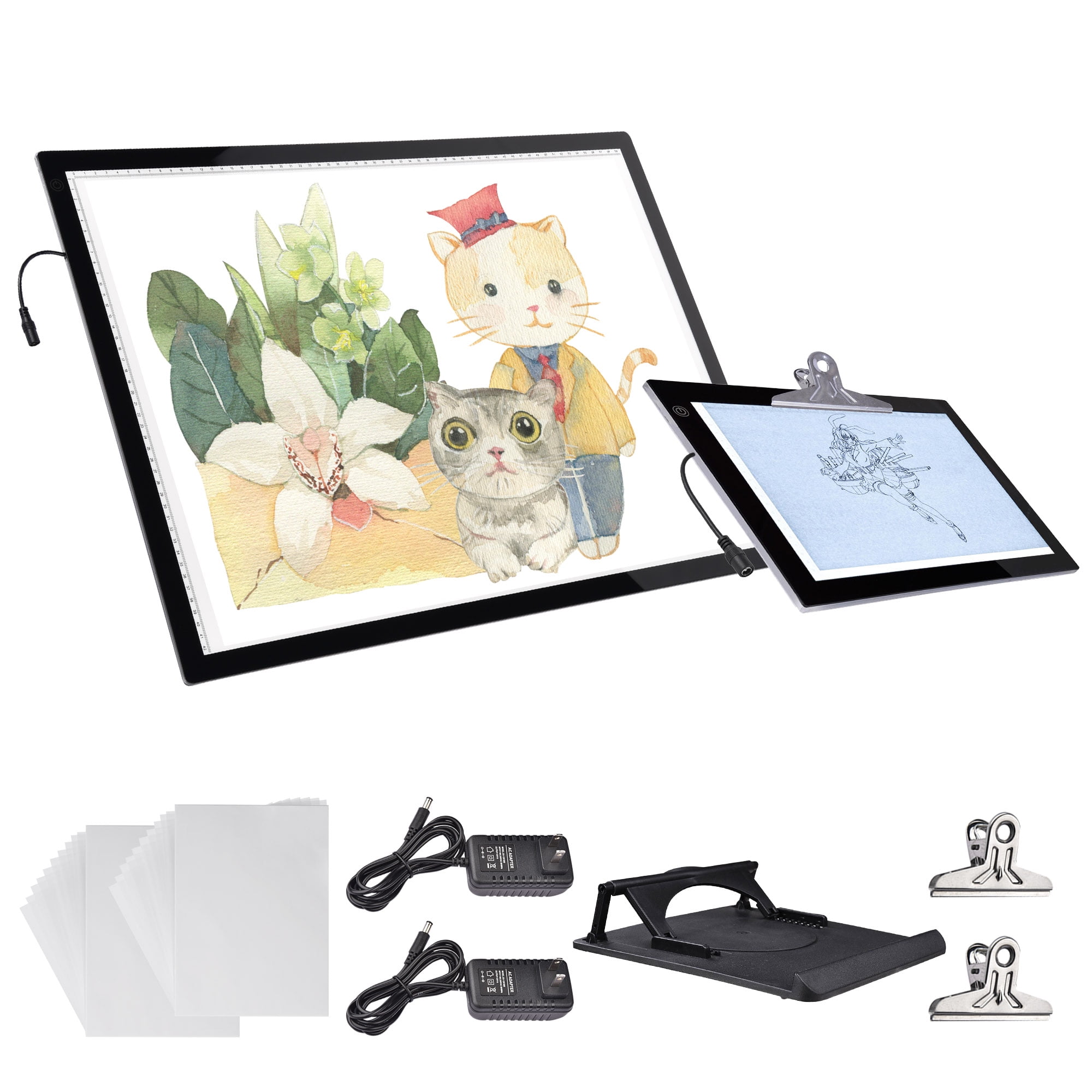 Yescom LED Drawing Board Tracing Light Pad Artist Stencil Tattoo ...