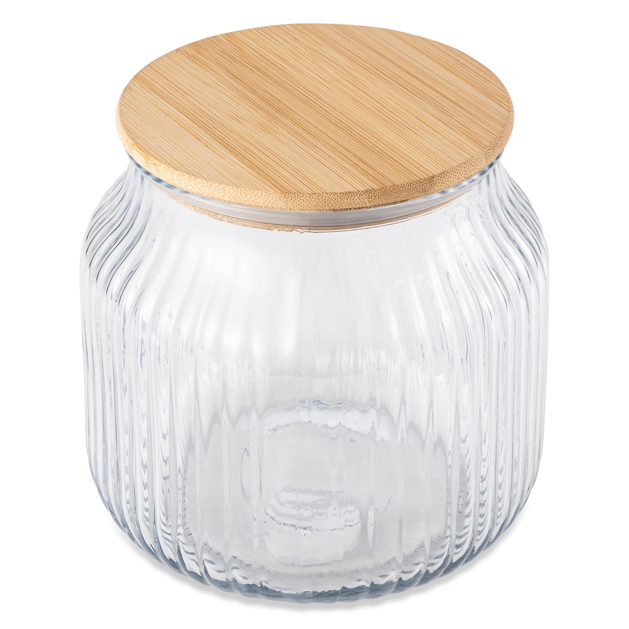 Click here for Thyme & Table 2.2l Sml Glass Ribbed Jar prices