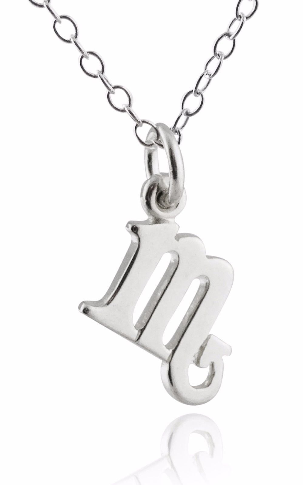 Sterling Silver Scorpio Necklace, 18" Chain - Walmart.com