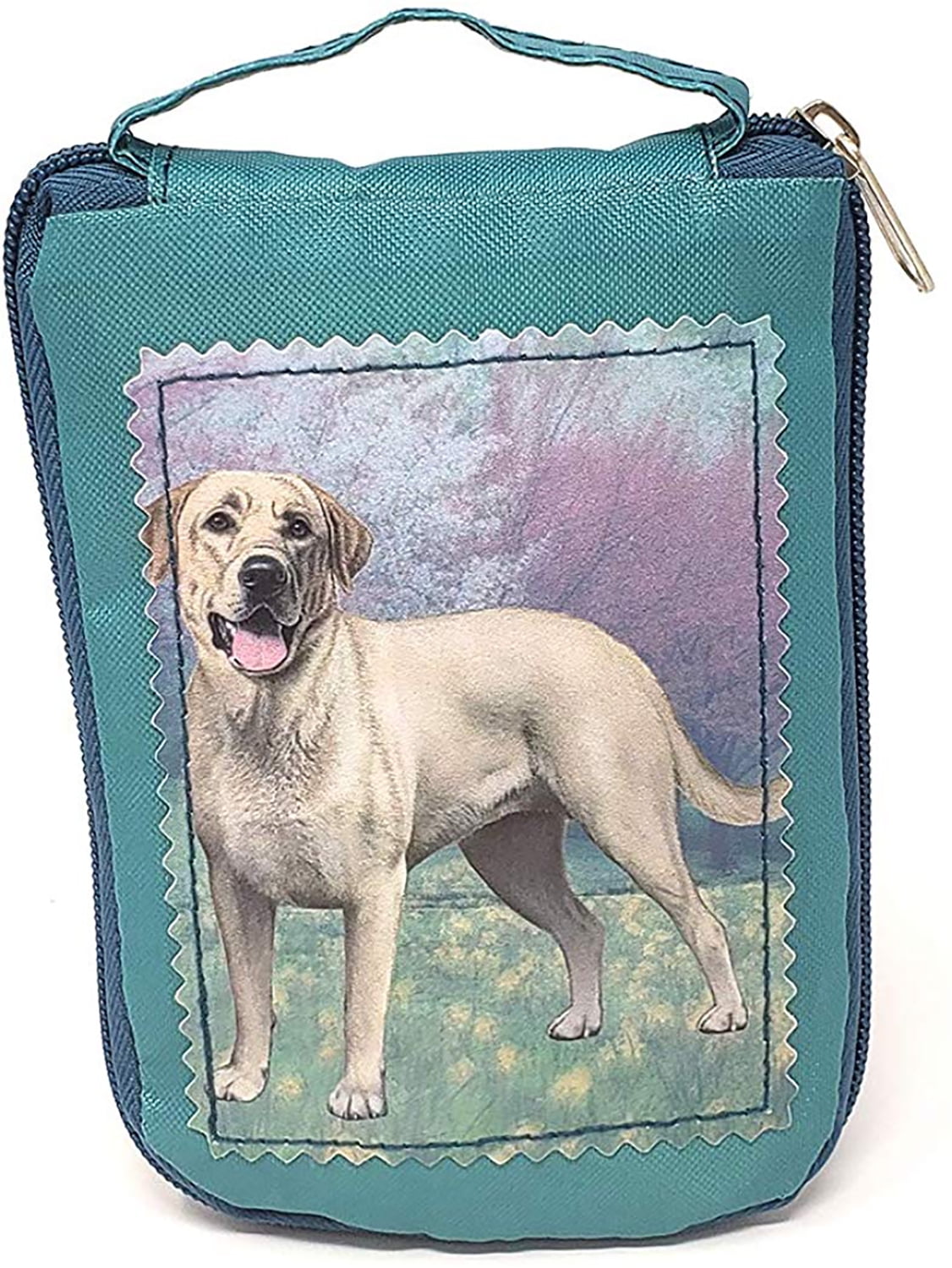 Yellow Labrador Standing Tote Bag - Waterproof - Zipper Market Tote ...